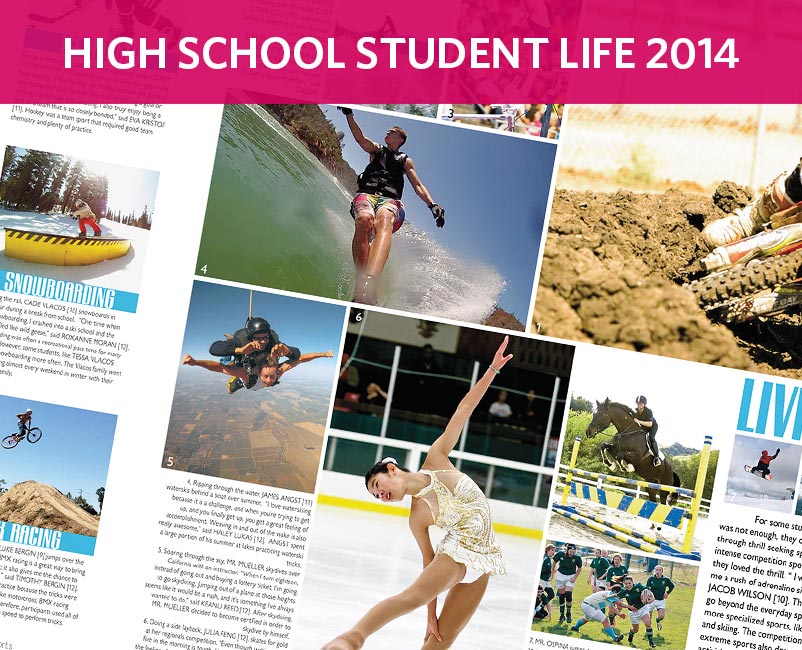 High school student life 2014 - Yearbook Discoveries