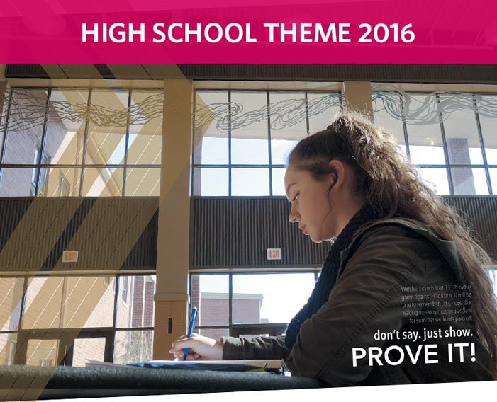 High school theme 2016 - Yearbook Discoveries