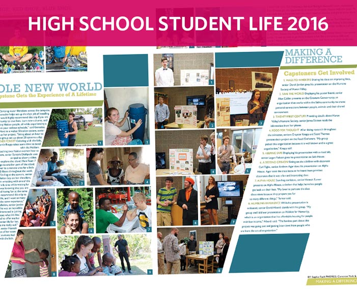 High school student life 2016 - Yearbook Discoveries