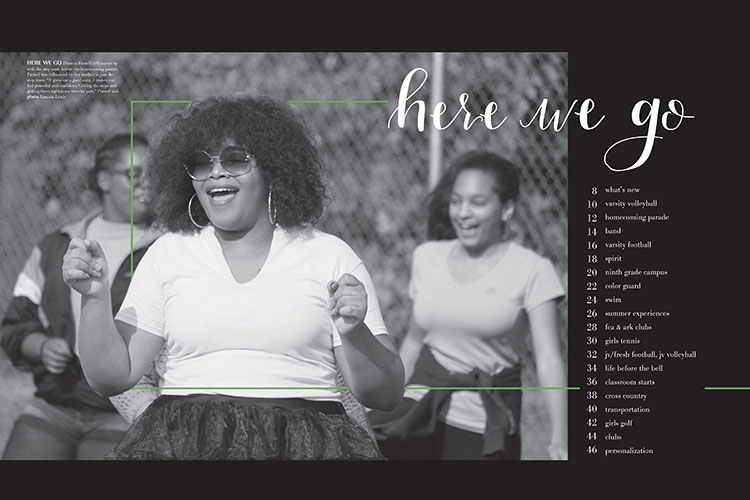 CLOVER HIGH SCHOOL - 2018 DIVIDERS - Yearbook Discoveries