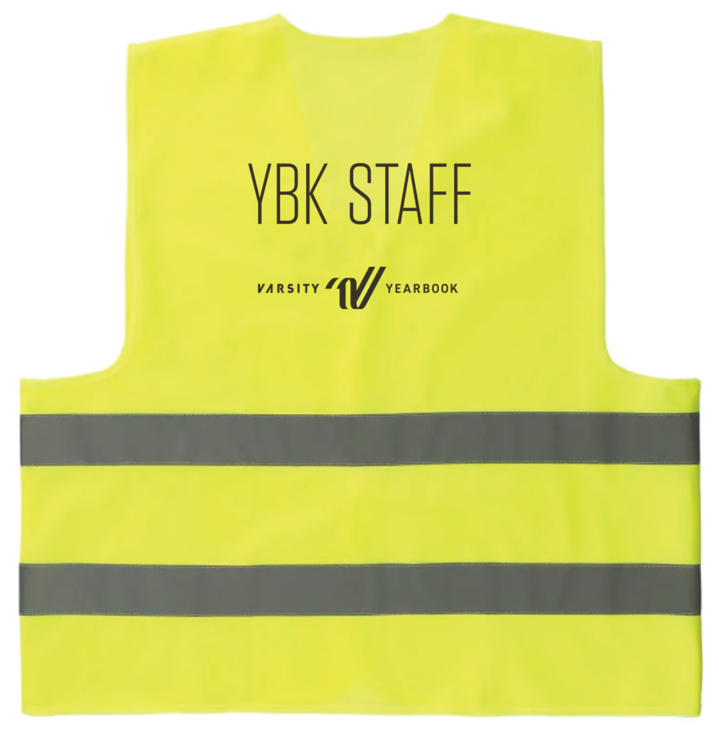 YBK Staffer Safety Vest - Yearbook Discoveries