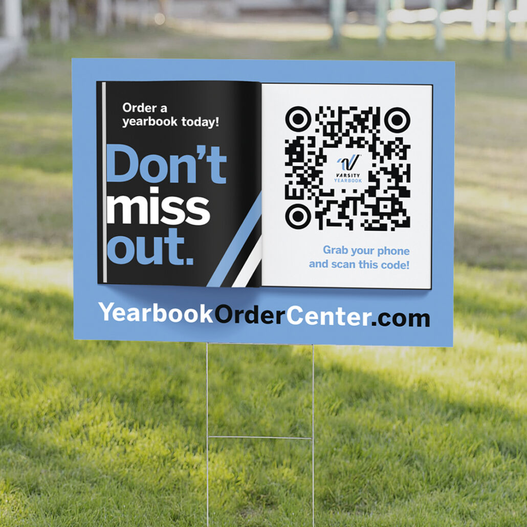 Lawn Sign - YOC - Yearbook Discoveries